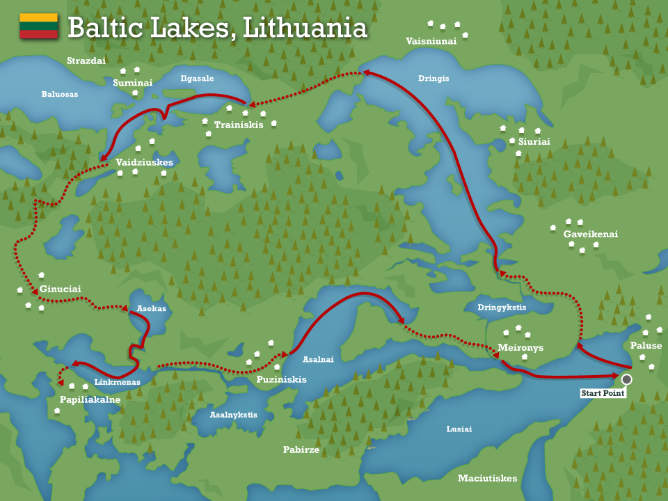 Lakes of Lithuania, Lithuania | SwimTrek